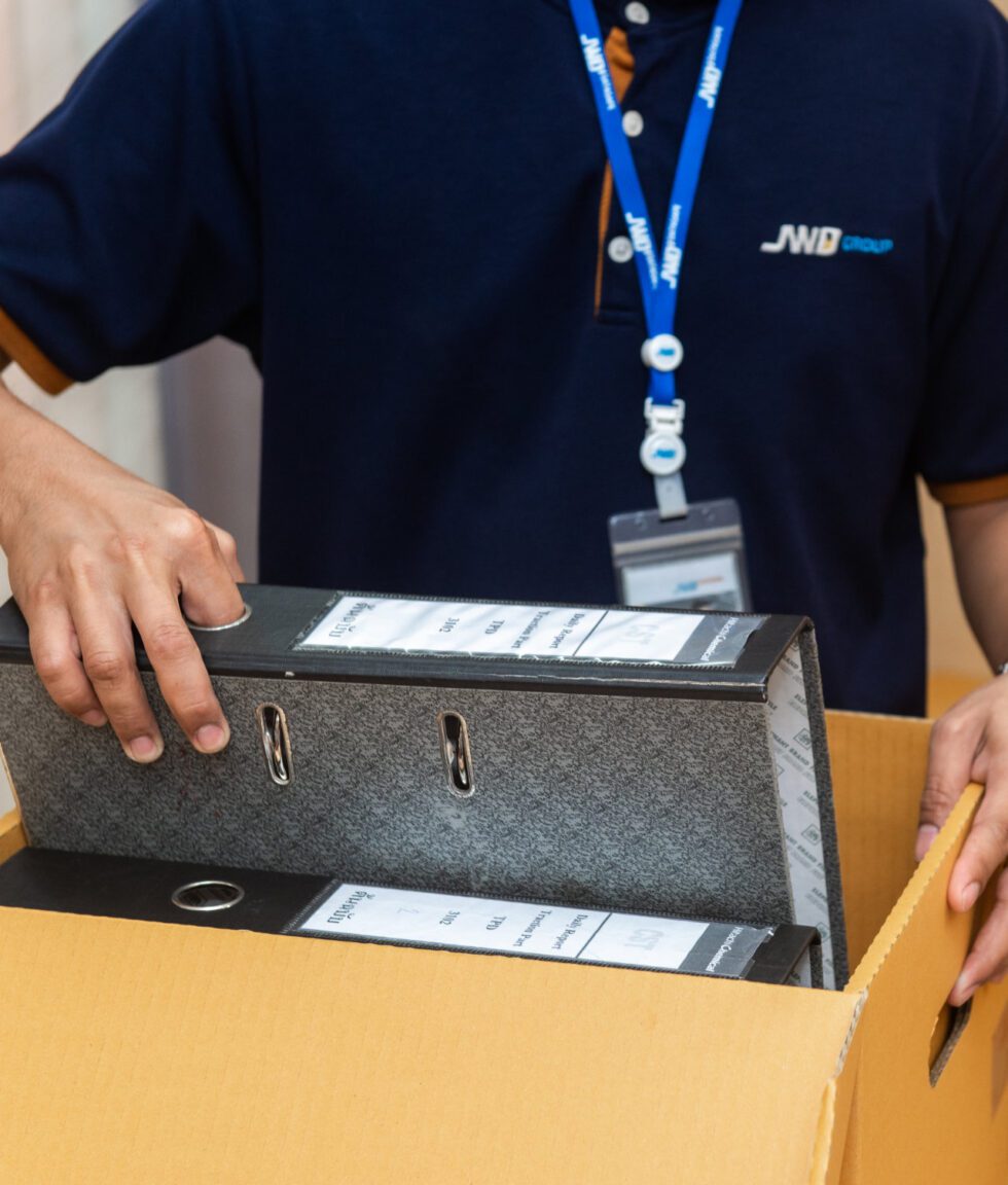 Packing and indexing service - JWD Datasafe