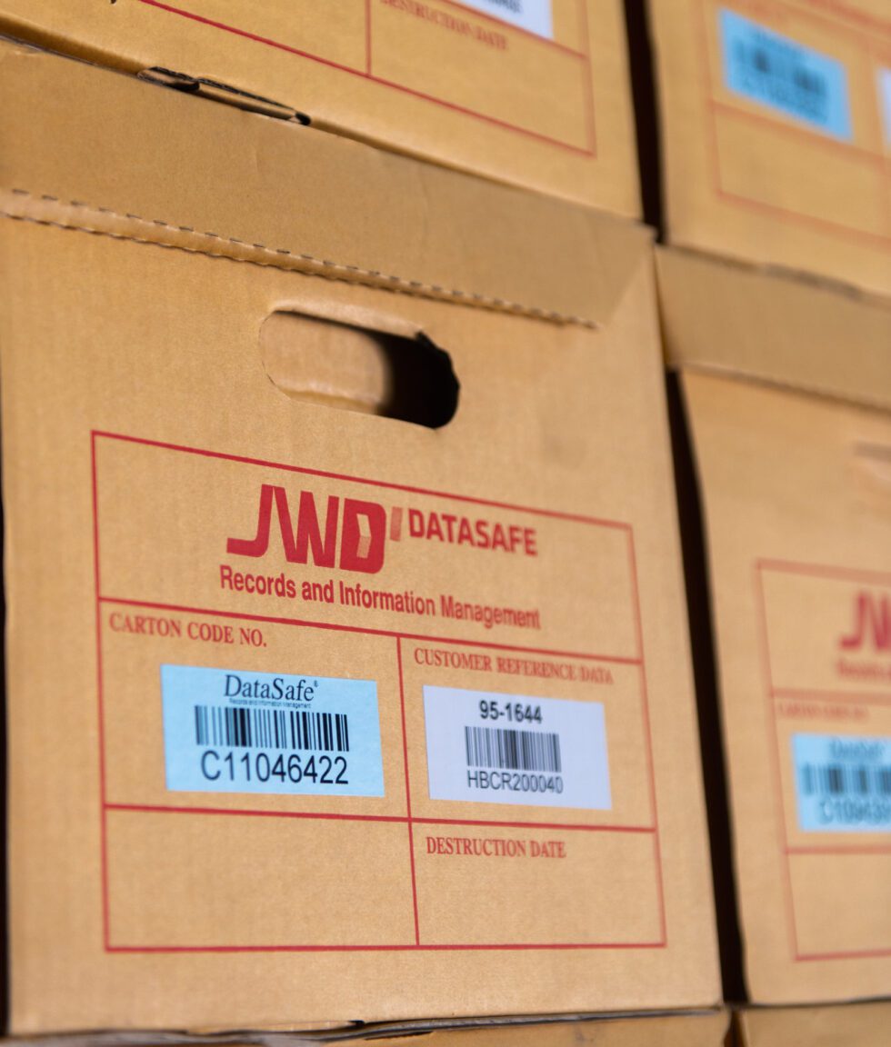 Packing and indexing service - JWD Datasafe